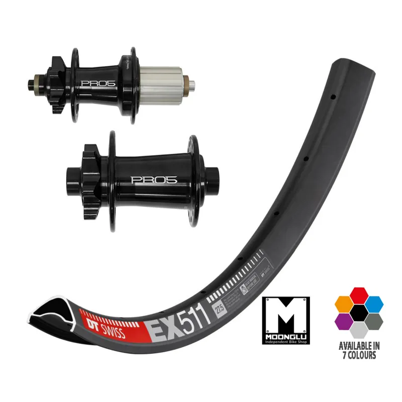 hope pro 5 hubs hand built mountain bike wheels dt ex511 rims £540.00